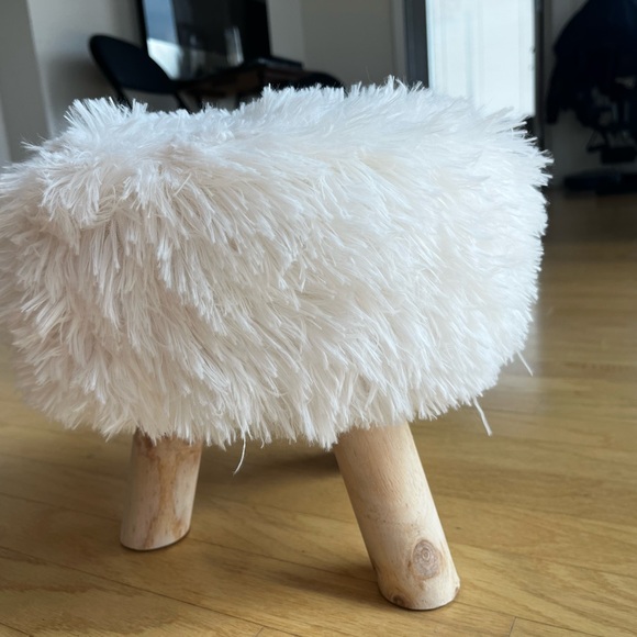 Other | Fluffy Stool | Poshmark